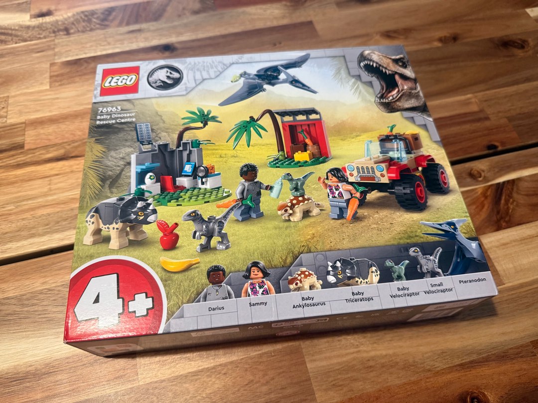 LEGO 76963 - LEGO Jurassic World: Baby Dinosaur Rescue Centre, Hobbies ...