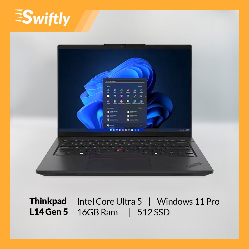Lenovo ThinkPad L14 Gen 5 Laptop Intel Core Ultra 5 125U Processor ...