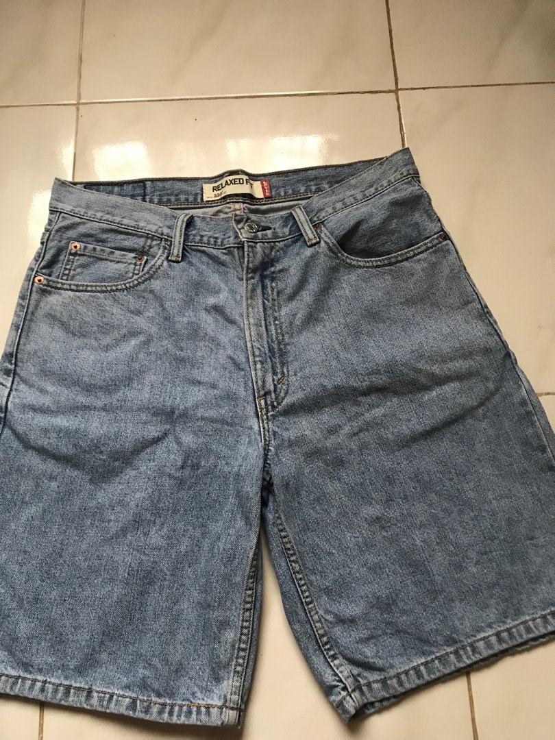 Levis jorts, Men's Fashion, Bottoms, Shorts on Carousell