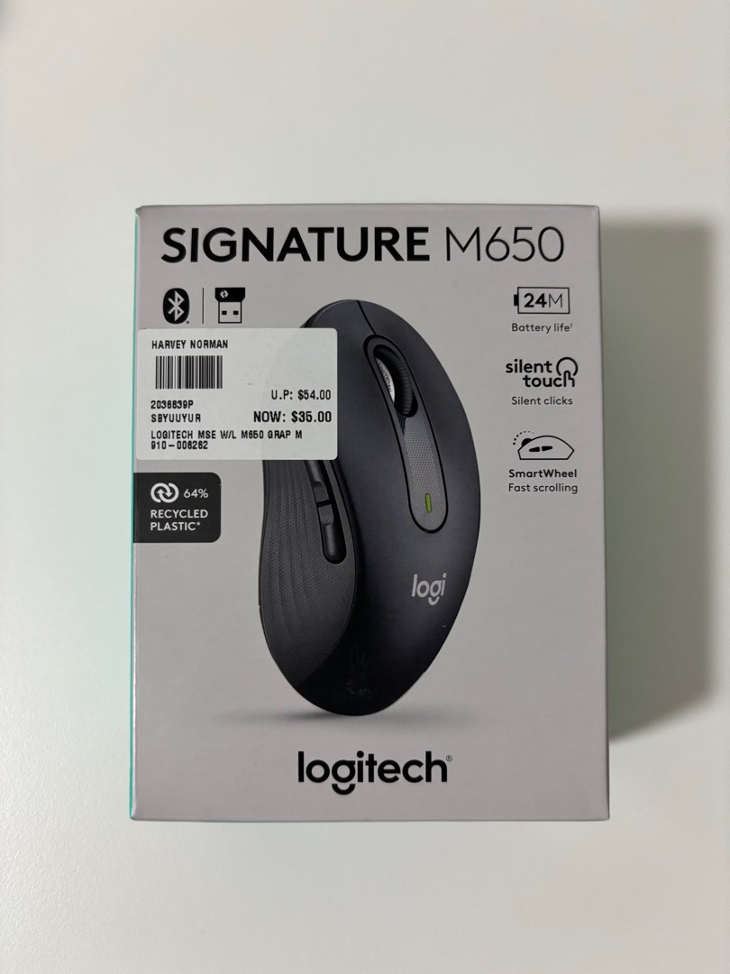 Logitech Signature M650 Mouse, Computers & Tech, Parts & Accessories ...