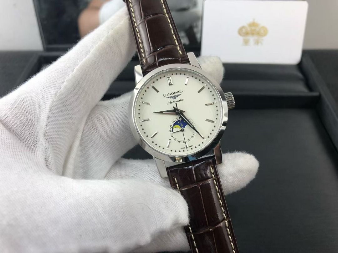 Longines Watch Master Craftsman Moon Phase Series Size 40mm, Men's ...