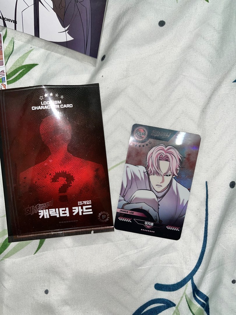 Manhwa lookism card rare james lee and others, Hobbies & Toys, Toys ...