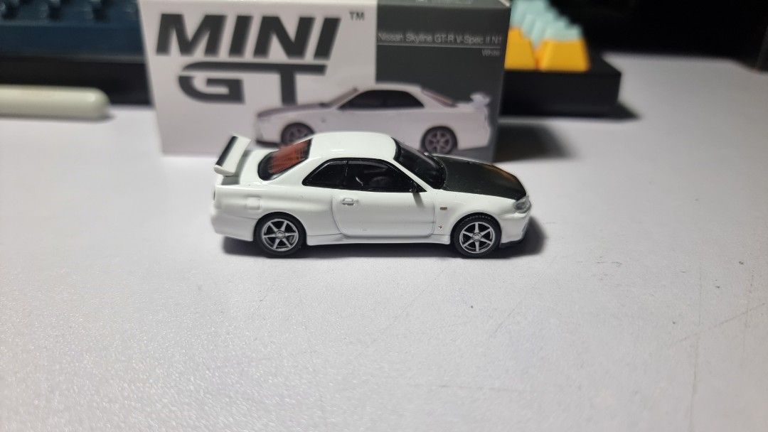 Mini GT Skyline GTR R34 V-Spec II N1, Hobbies & Toys, Toys & Games on ...