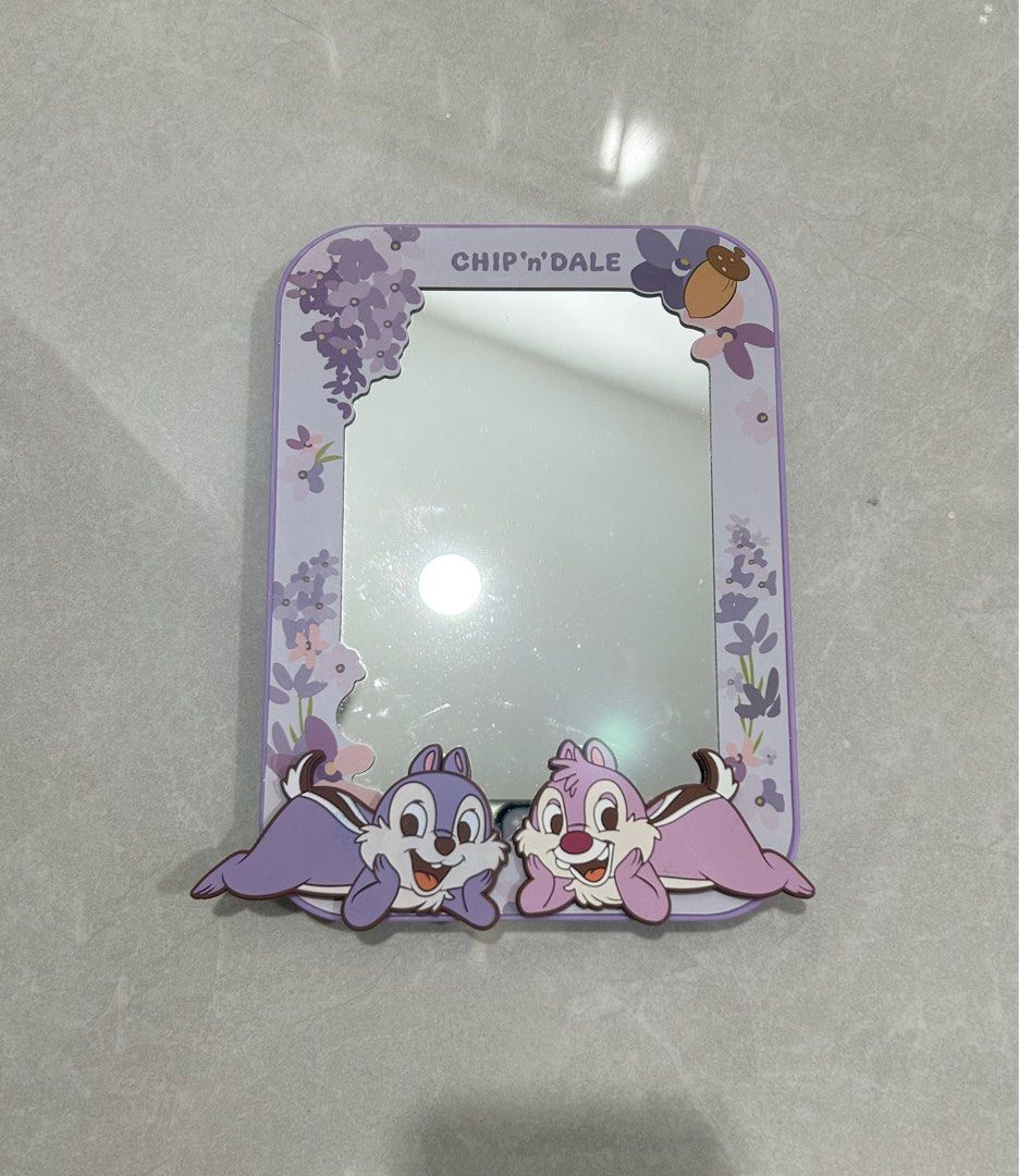 Miniso Chip and Dale Table Mirror, Furniture & Home Living, Home Decor ...