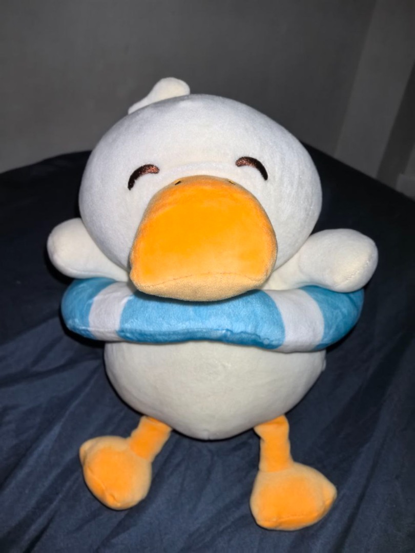 Miniso Duck with Floater Plushie Stuffed Toy, Hobbies & Toys, Toys ...
