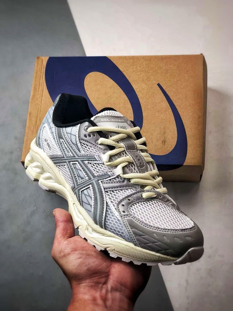 Min-Nano x Asics Gel-Nimbus 10.1 White Silver shoes, Men's Fashion ...