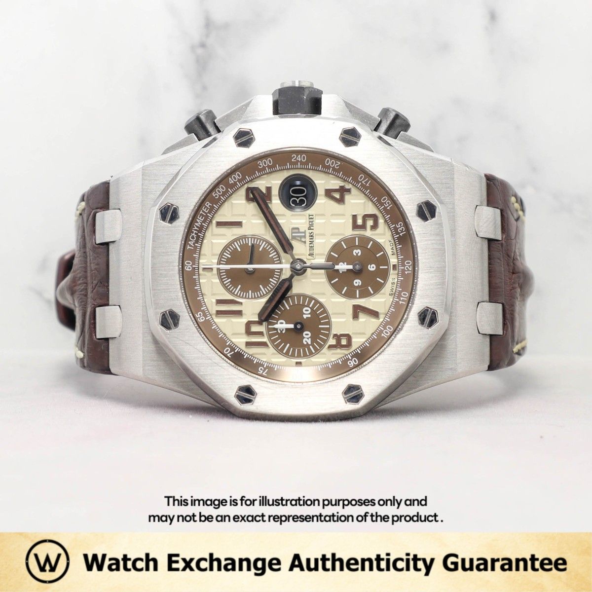 Mint Dec 2016 Audemars Piguet Royal Oak Offshore Safari Leather 26470ST ...