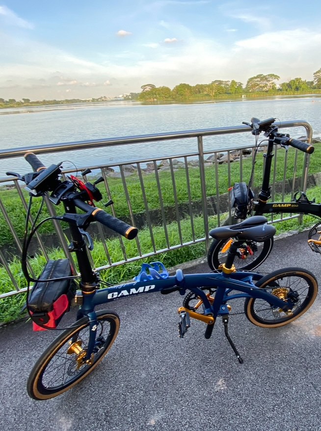 Mobot bicycle camp gold fold bike, Sports Equipment, Bicycles & Parts ...