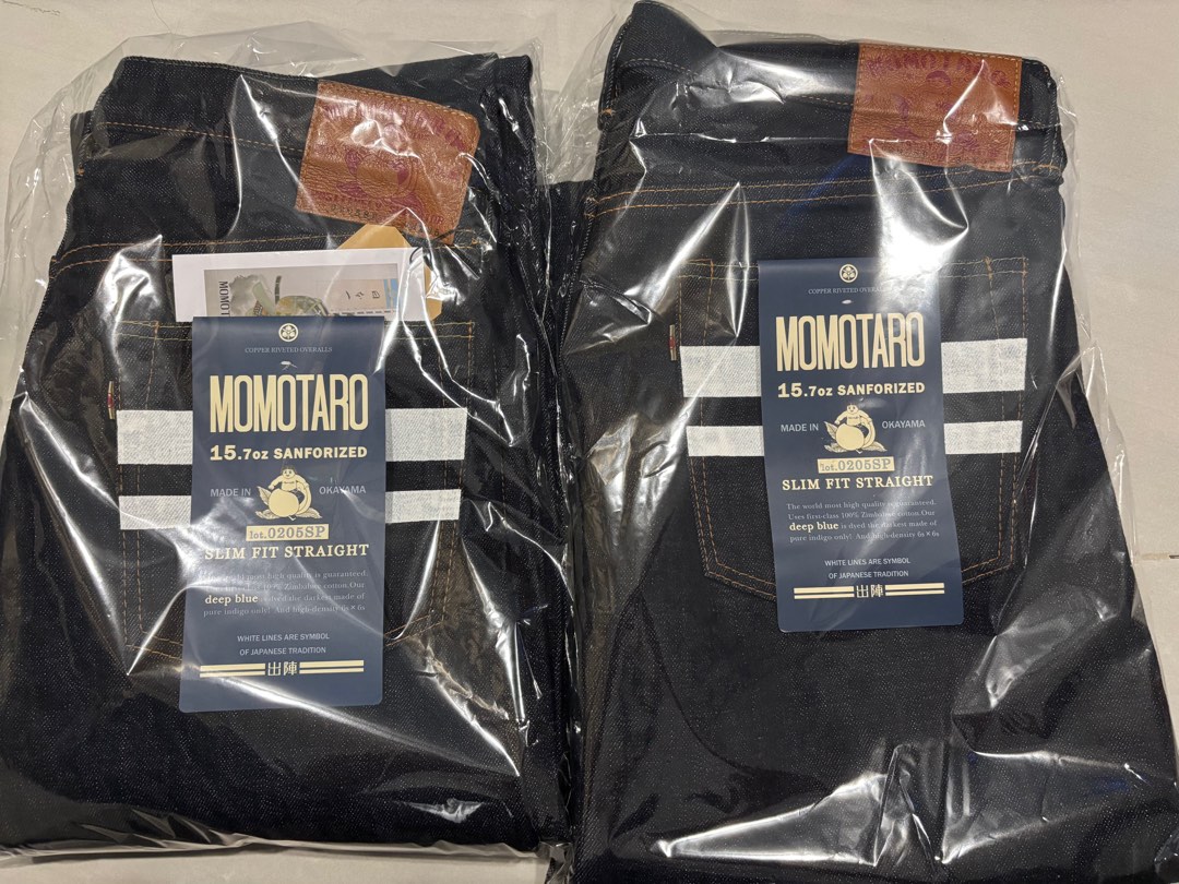 Momotaro Jeans Slim Straight, Men's Fashion, Bottoms, Jeans on Carousell