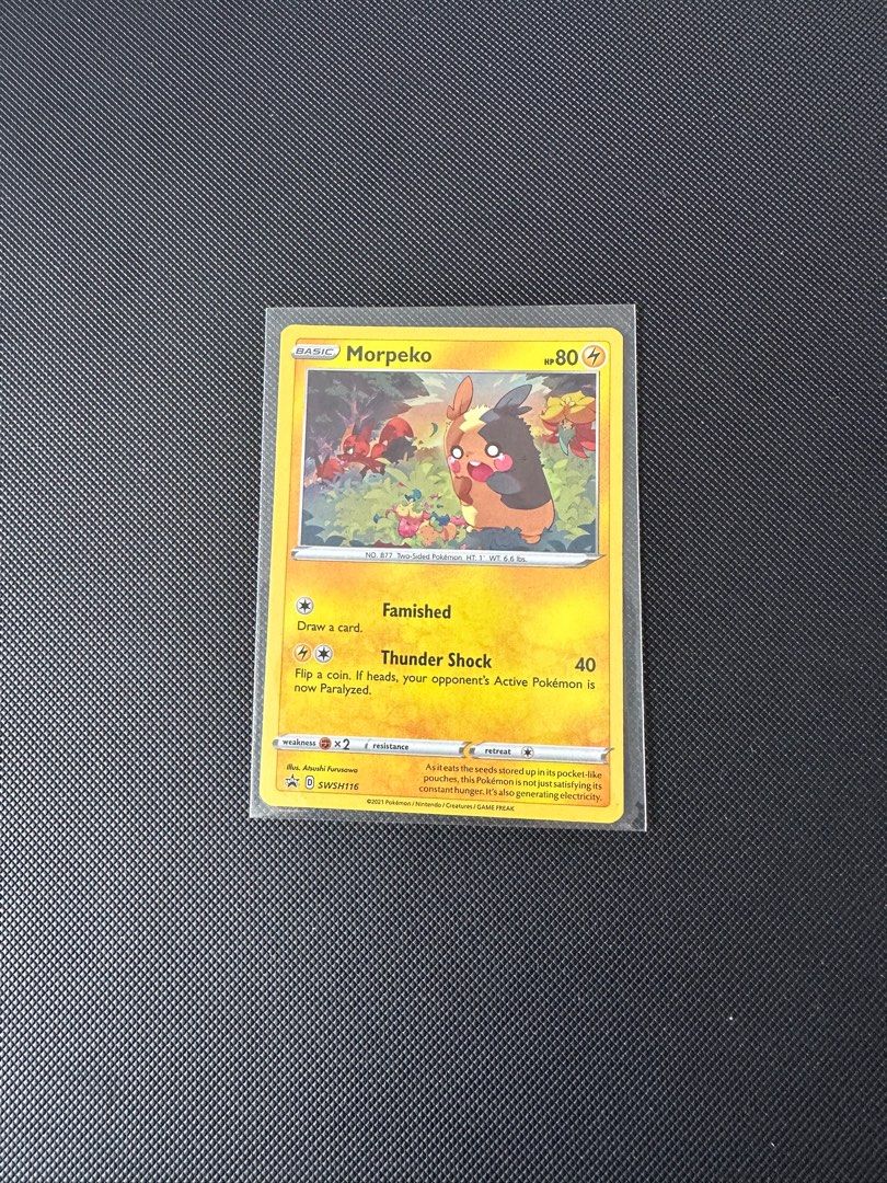 Morpeko Black Star Promo | Pokemon Black Star Promo | Chilling Reign ...