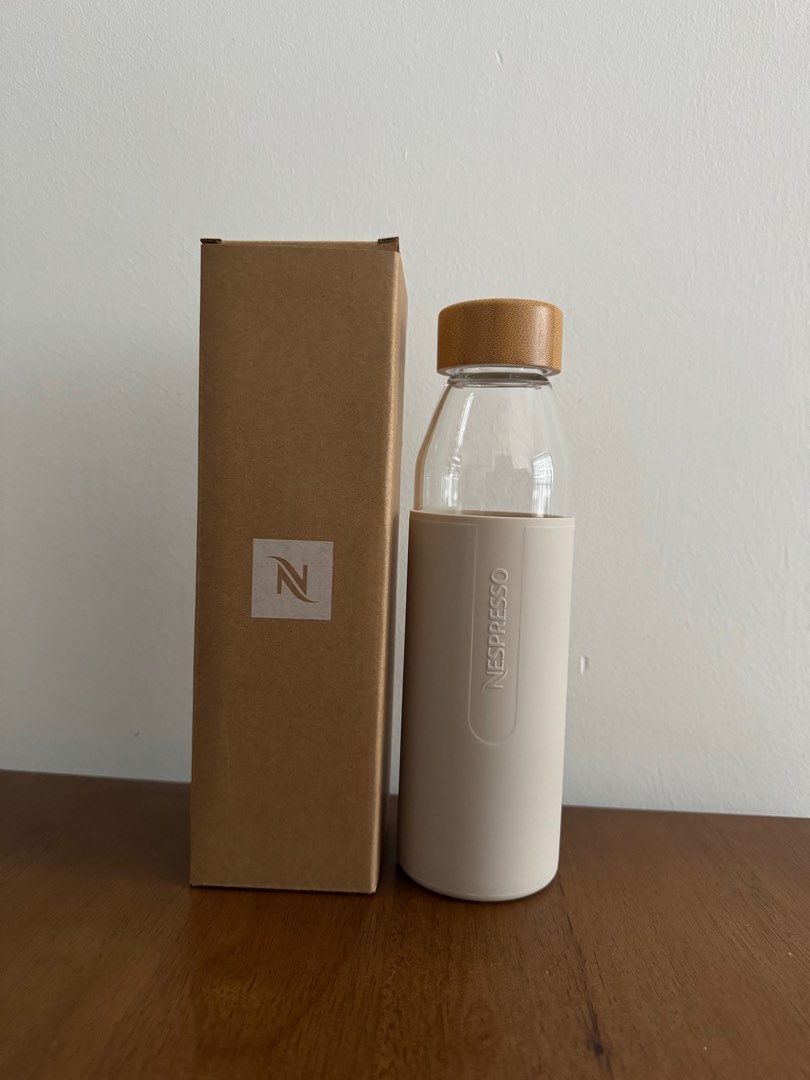 Nespresso Glass Water Bottle, Furniture & Home Living, Kitchenware ...