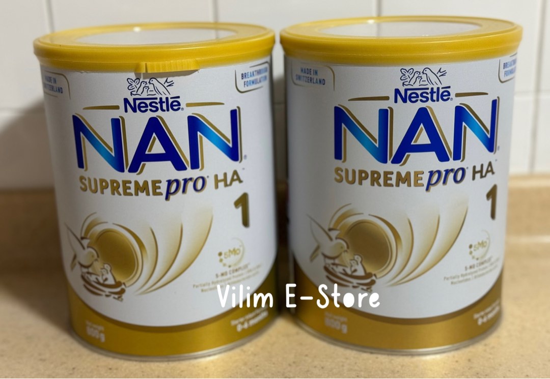 Nestle Nan Supreme Pro HA Stage 1 (Bundle of 2), Babies & Kids, Nursing ...