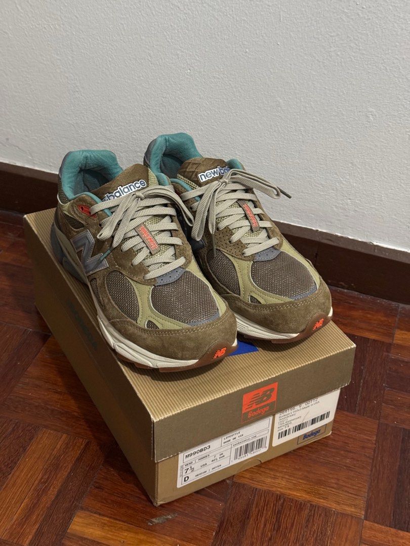 New Balance 990v3 Bodega, Men's Fashion, Footwear, Sneakers on Carousell