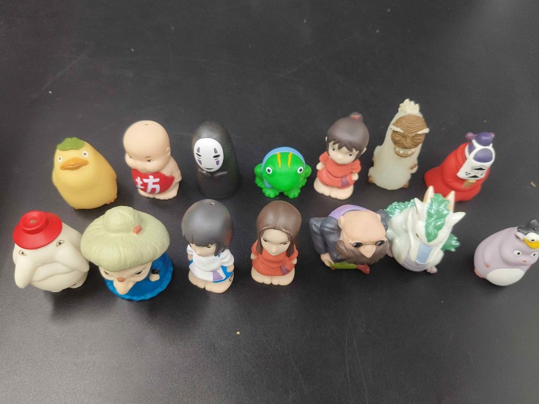 Nibariki Studio Ghibli Spirited Away Finger Puppet 14 Pieces Set ...