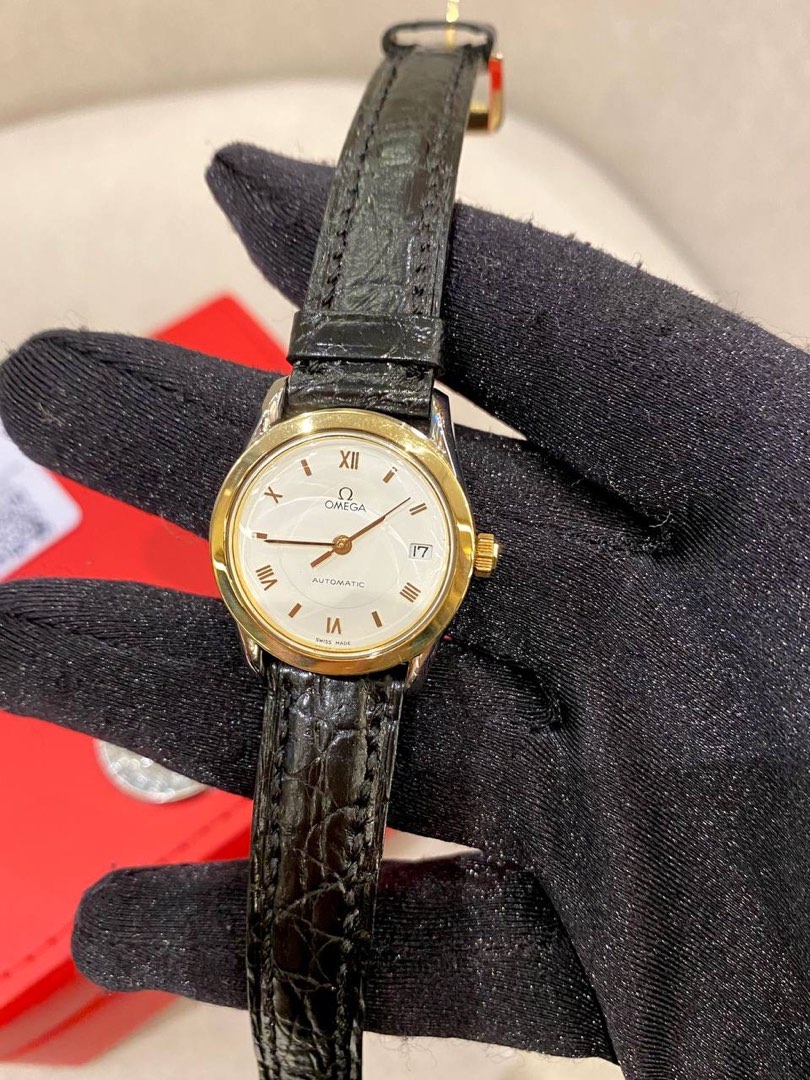 OMEGA SPEEDMASTER CLASSIC HERITAGE REF 166.0285 HALF 18K 750 YELLOW ...