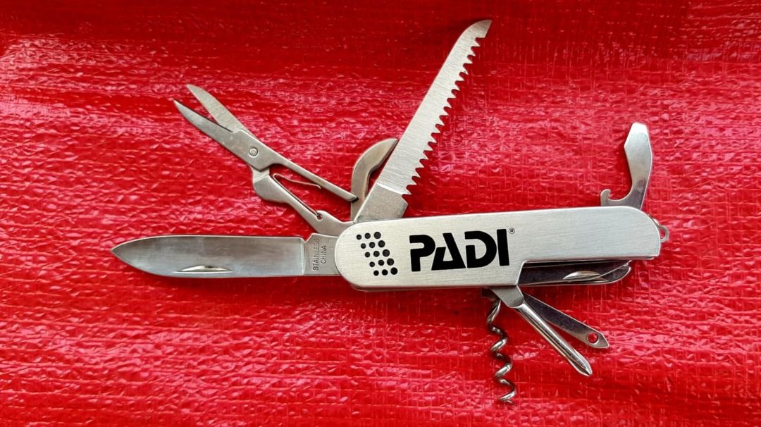PADI swiss army type field utility camp multi fucntion tool -scout ...