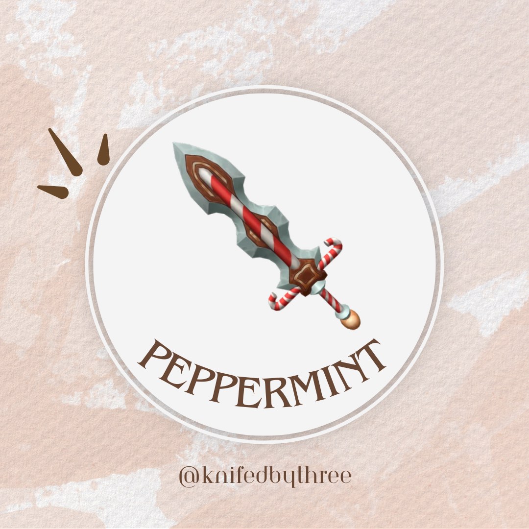 PEPPERMINT ROBLOX MM2, Video Gaming, Gaming Accessories, In-Game Products on Carousell