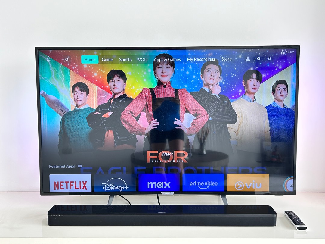 Phillips 55” 4K Ultra Slim Smart LED TV, TV & Home Appliances, TV ...