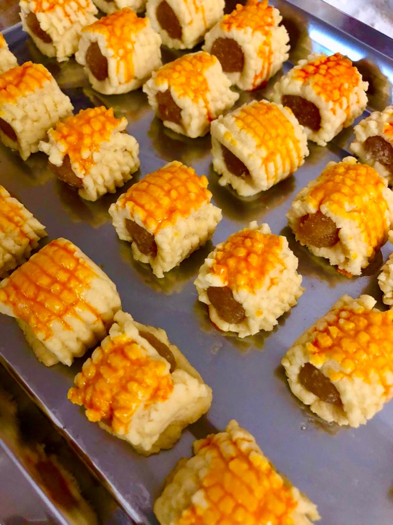 50pcs Pineapple Tart, Tart Nenas, Kuih Tart, Cookies, Kuih Raya, CNY ...