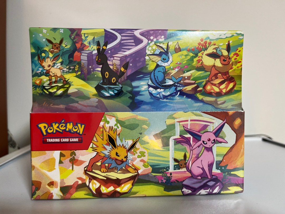 Pokemon Prismatic Evolution Tins Shrinked, Hobbies & Toys, Toys & Games ...