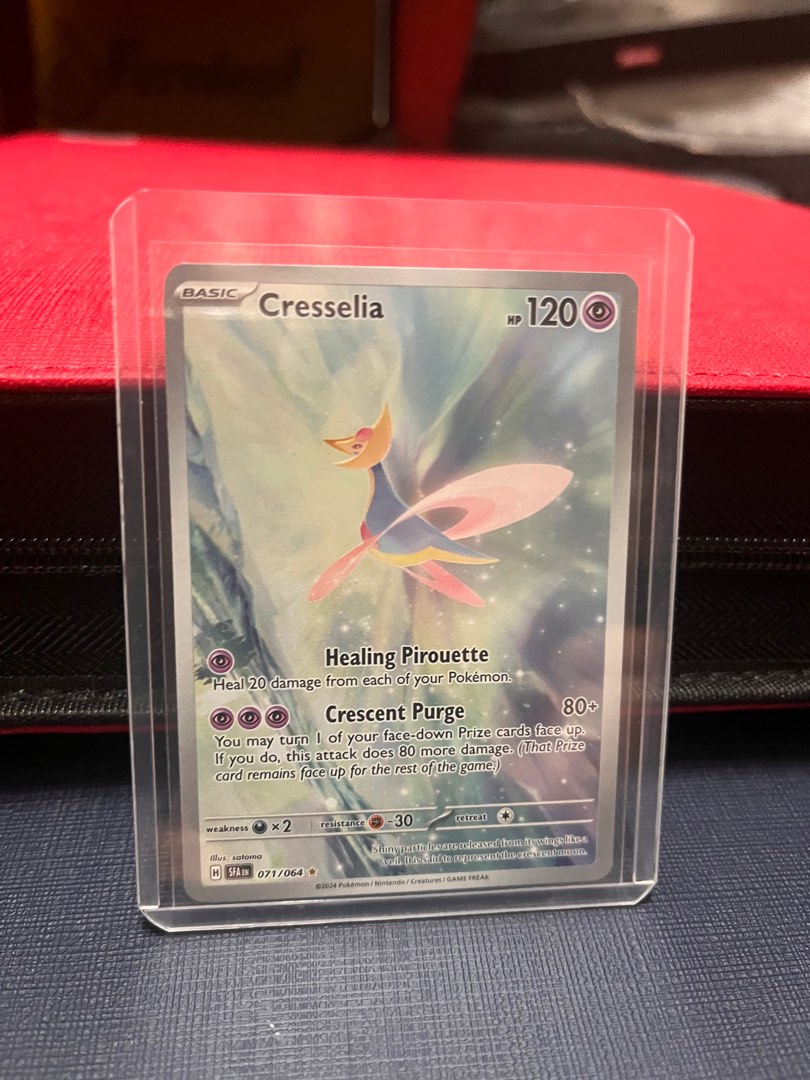 POKEMON SHROUDED FABLE IR CRESSELIA 071/064, Hobbies & Toys, Toys ...
