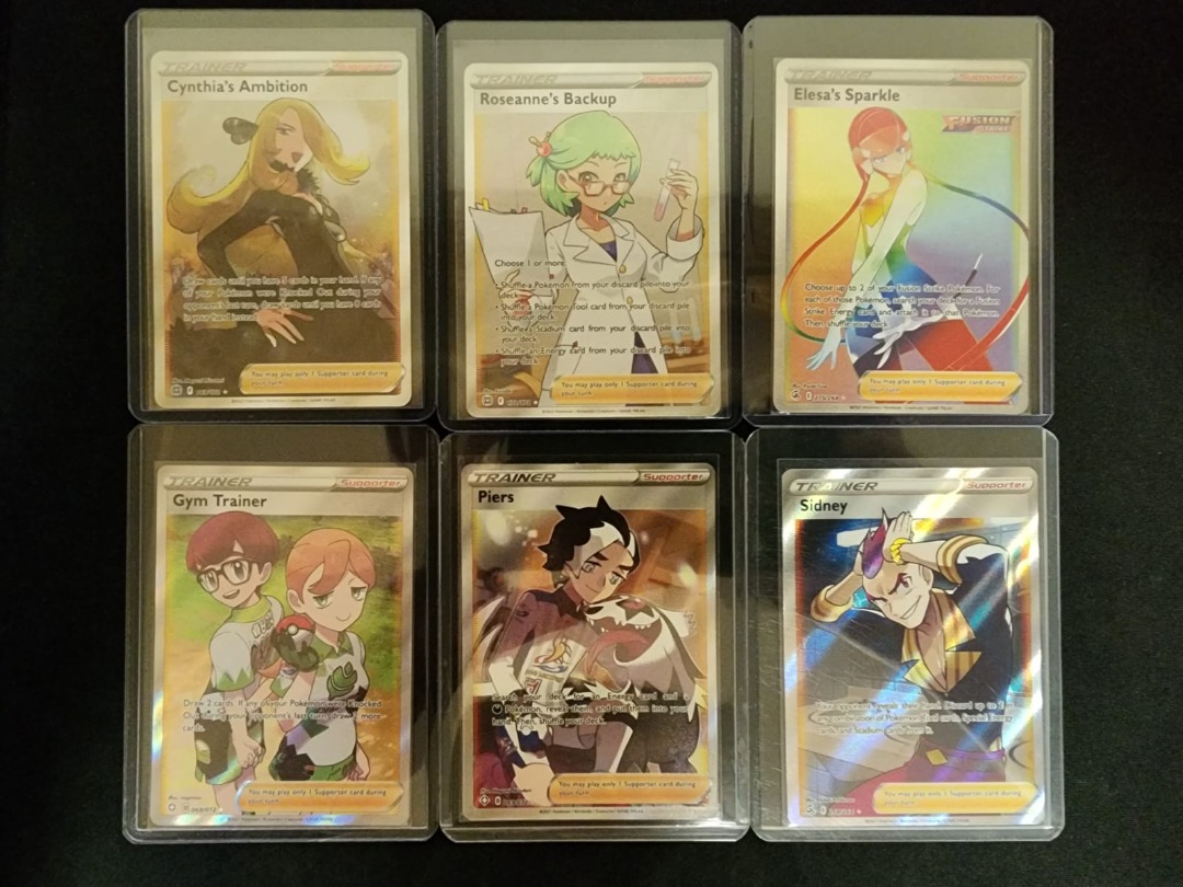 Pokemon Trainer Cards (Cynthia's Ambition #169, Roseanne's Backup #172 ...