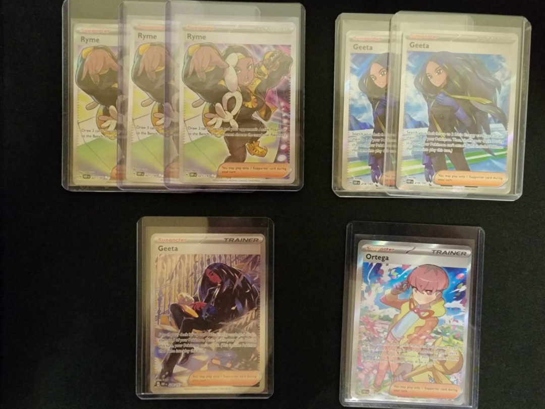 Pokemon Trainer Cards (Ryme, Geeta), Hobbies & Toys, Toys & Games on ...