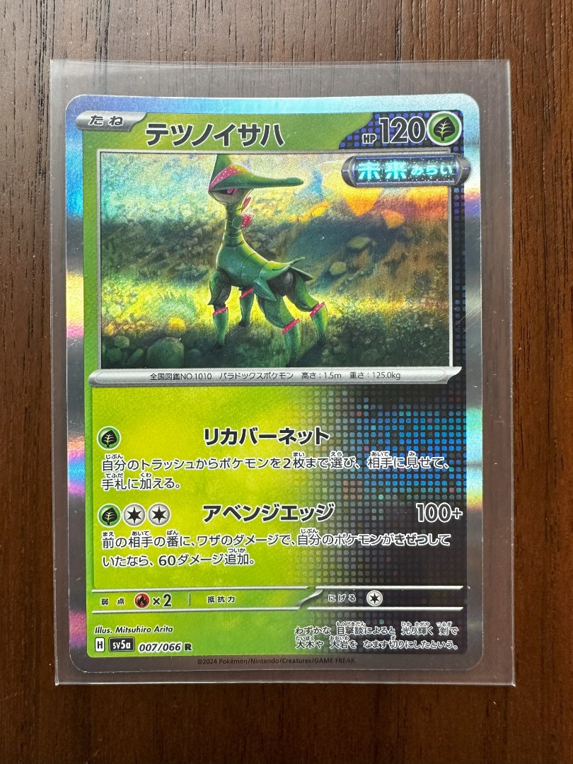 Pokémon 日版 SV5A 007/066 鐵斑葉, 興趣及遊戲, 玩具 & 遊戲類 - Carousell