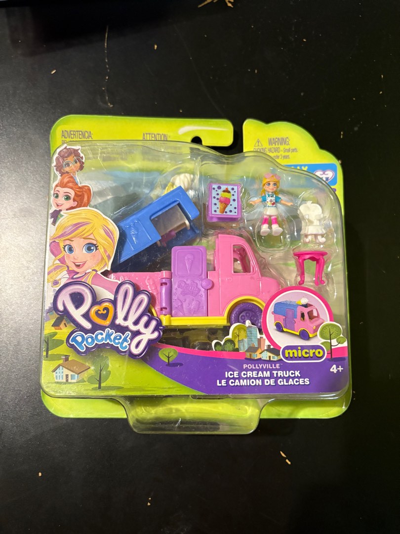 Polly Pocket ice cream truck, Hobbies & Toys, Toys & Games on Carousell