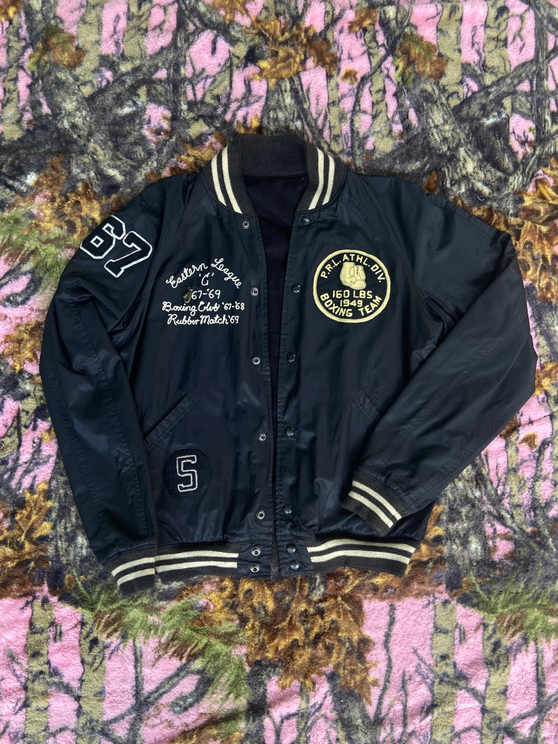 Polo Ralph Lauren NY Boxing Club Varsity Reversible Jacket, Men's ...