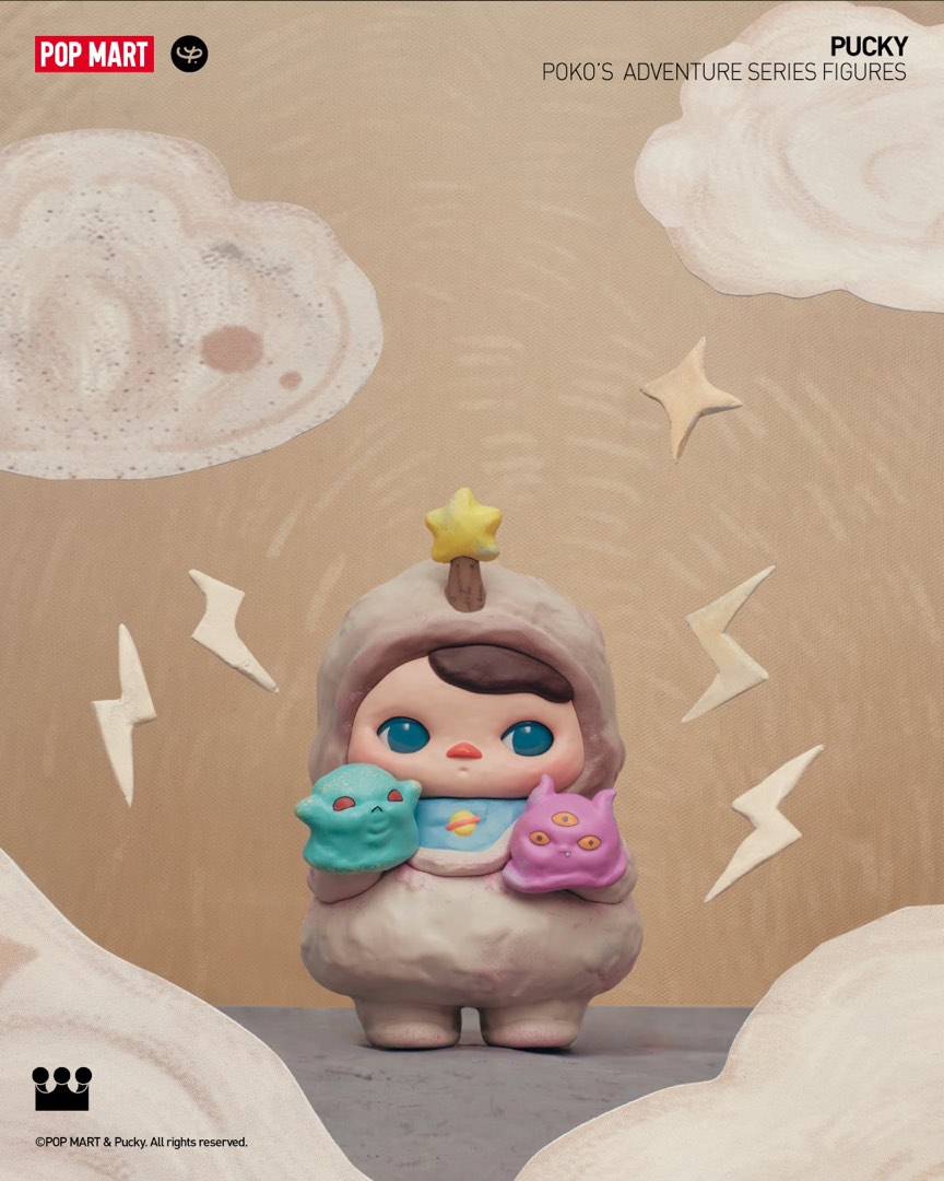 POP MART PUCKY Poko's Adventure Series Figures, Hobbies & Toys, Toys ...