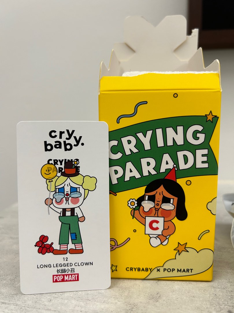 POPMART Crybaby Crying Parade, Hobbies & Toys, Toys & Games on Carousell