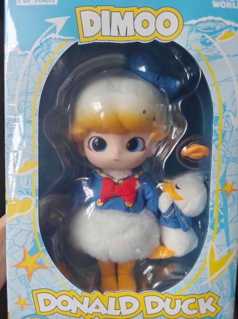 Popmart dimoo Donald Duck action figure, Hobbies & Toys, Toys & Games ...