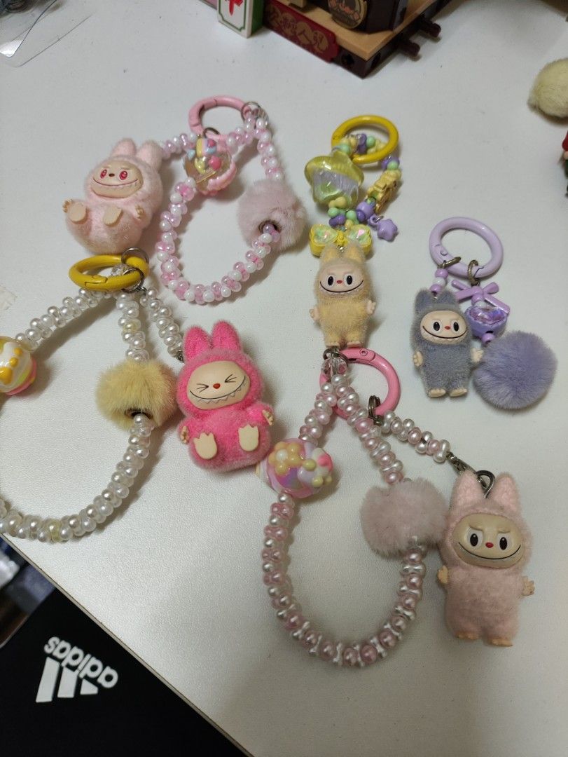 Popmart Hirono/Labubu/Crybaby/Sp/Molly/Dimoo Keychain/Phone Charm ...