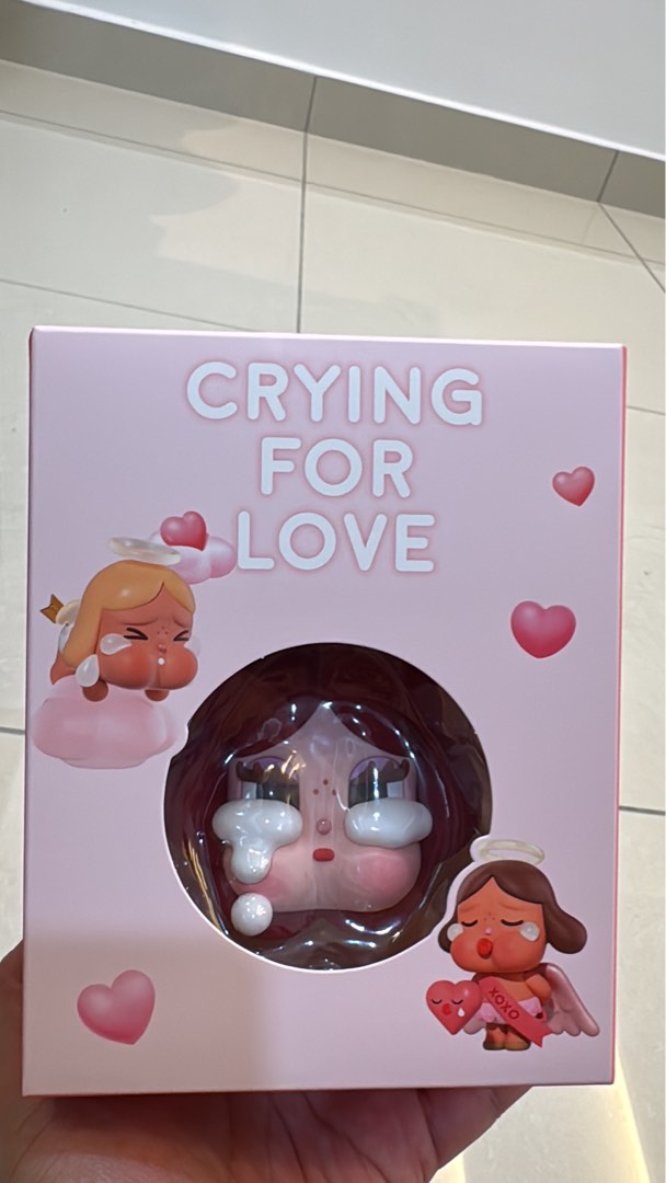 Popmart limited edition crying for love rose pendant for sale, Hobbies ...