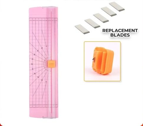 Portable Paper Trimmer Paper Cutter A4 Size Officom with FREE 5 EXTRA ...