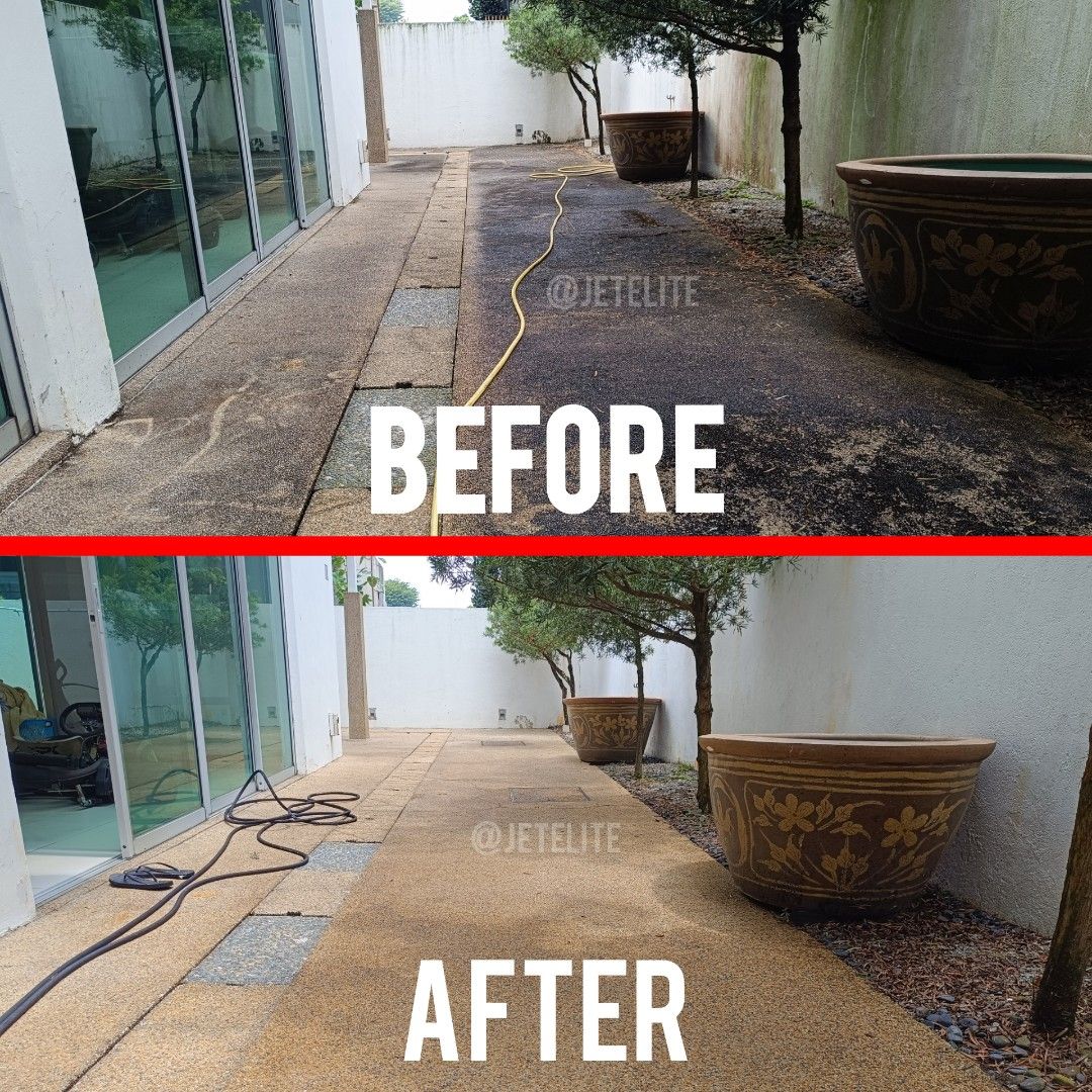 Pressure Jet Cleaning Power Washing Service,exterior wall balcony patio ...