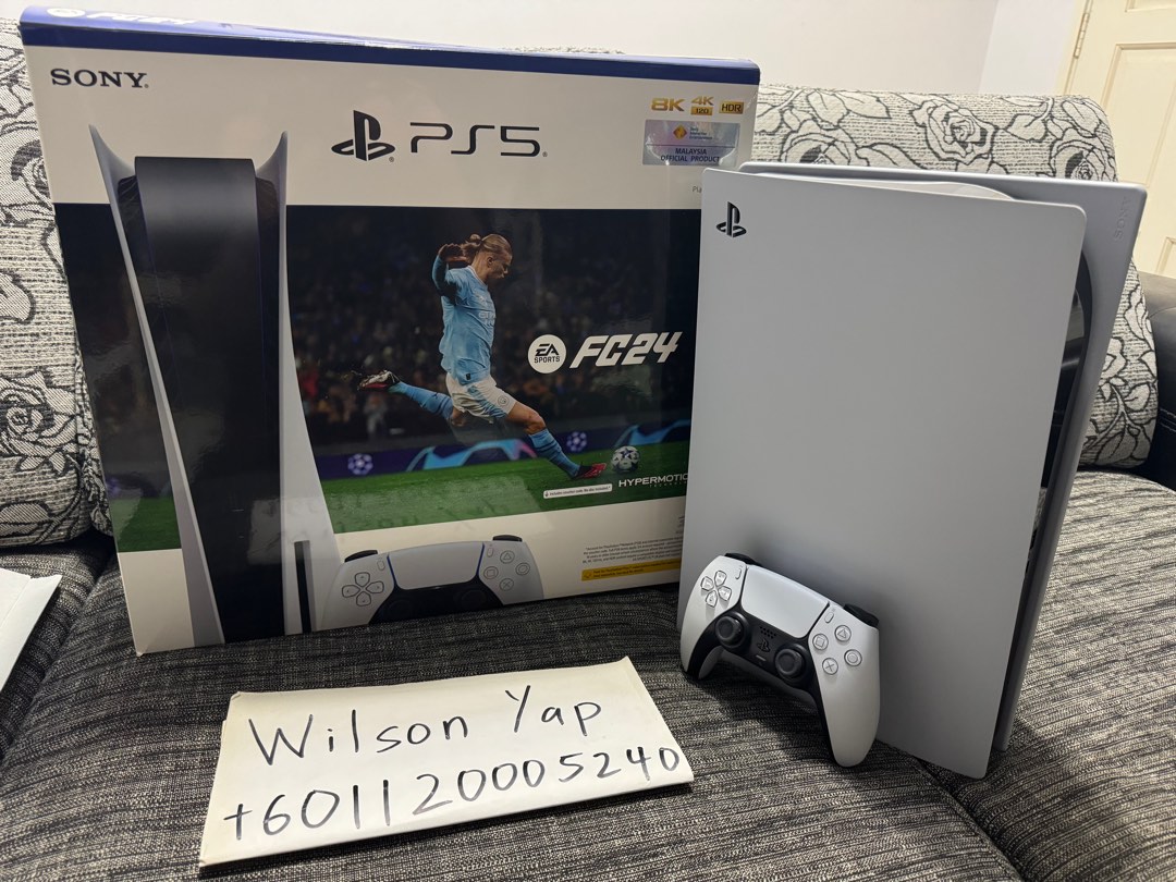 PS5 Phat Disc Ver. Siap Ada FC25/24, Video Gaming, Video Game Consoles ...
