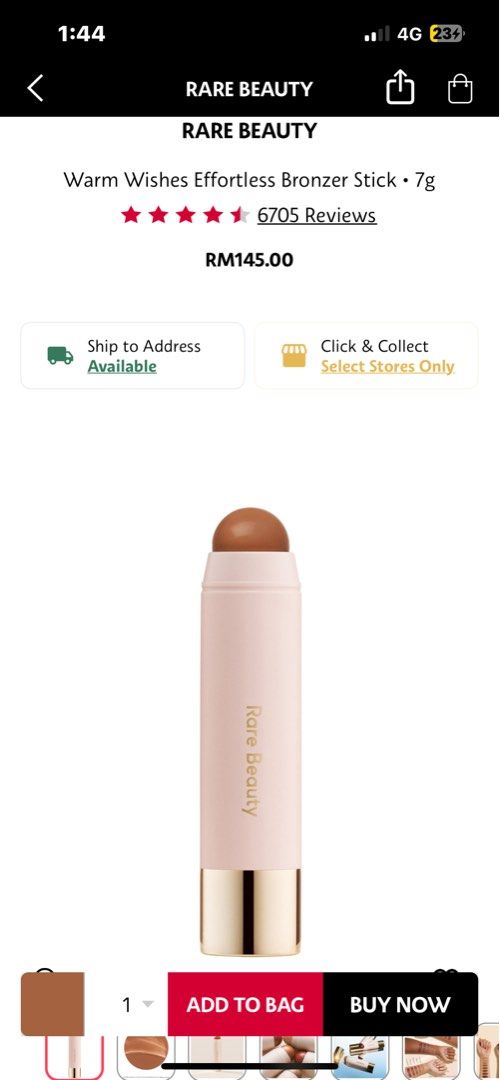 Rare Beauty Contour Stick | Bronzer | Not fenty Dior Chanel Patrick Ta ...