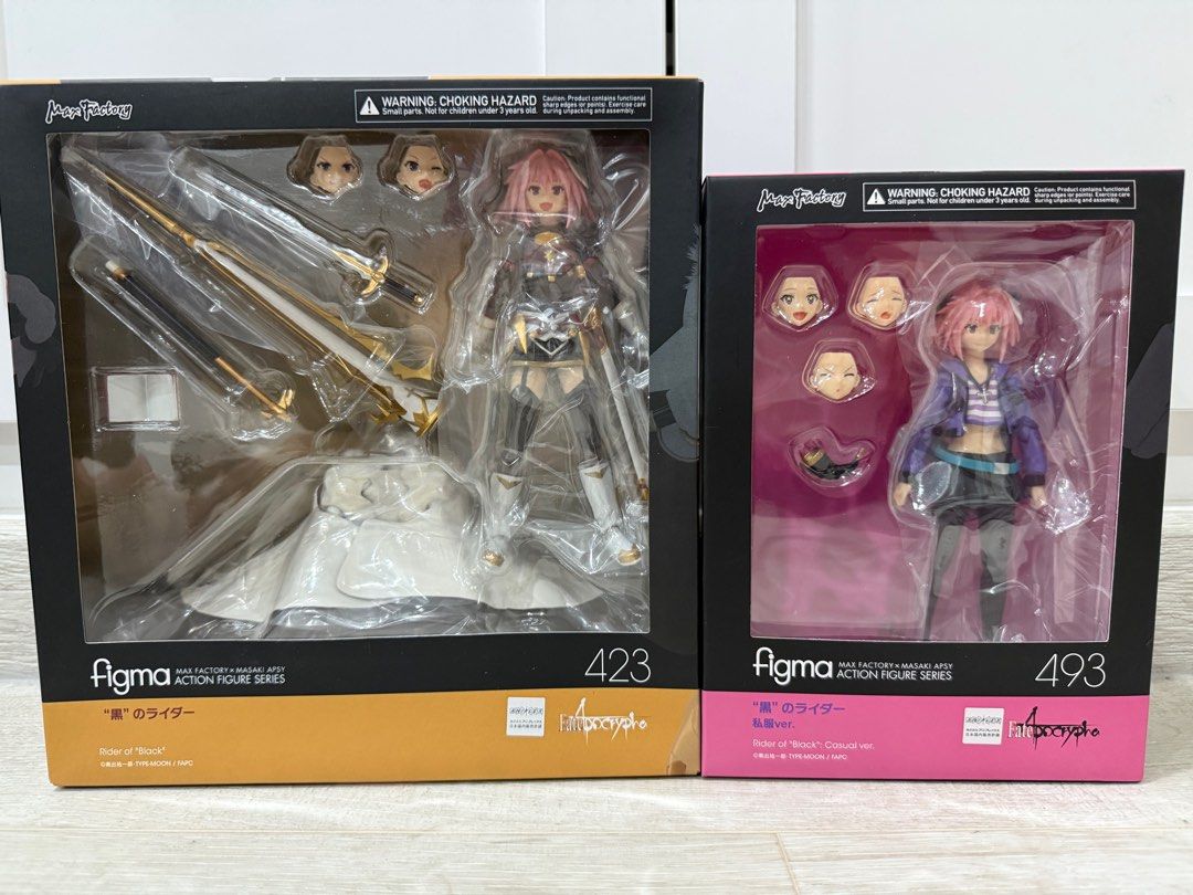 [Rare] Figma 423 493 Rider of Black Astolfo Casual Fate Apocrypha Grand ...