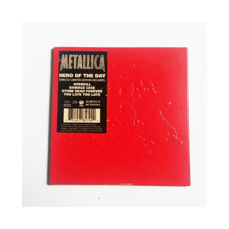 Rare Metallica Limited Edition Hero of the Day CD FEATURING Motorhead ...