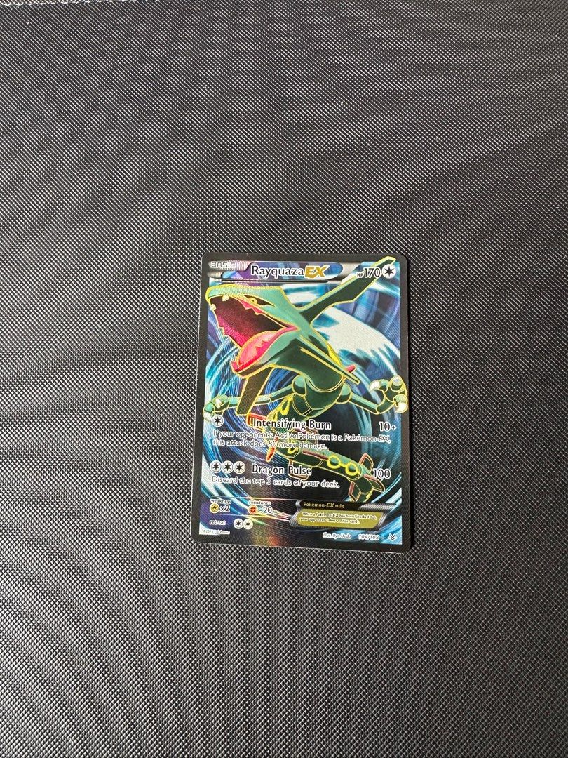 Rayquaza EX Full Art | Pokemon Full Art | Roaring Skies | Pokemon XY ...