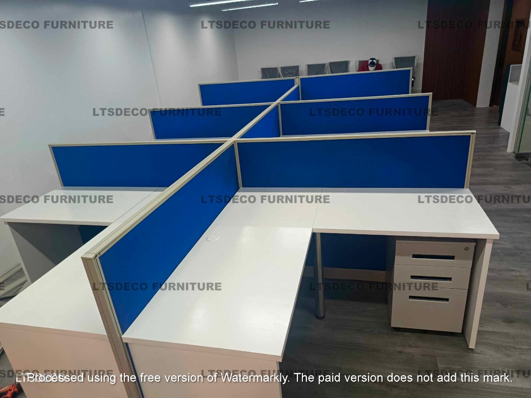 ready made L shape panel partition / office partition / office ...