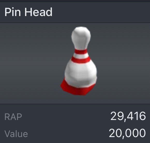 Roblox Limited PIN HEAD CHEAPEST RATE, Video Gaming, Gaming Accessories ...