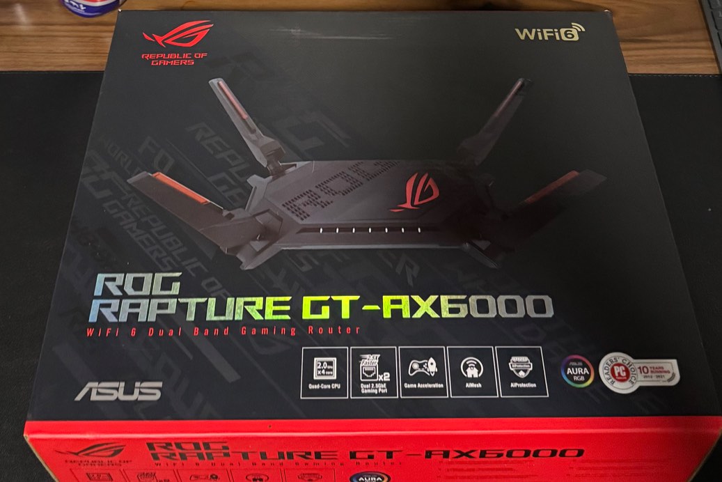Router - ASUS ROG Rapture GT-AX6000, Computers & Tech, Parts ...