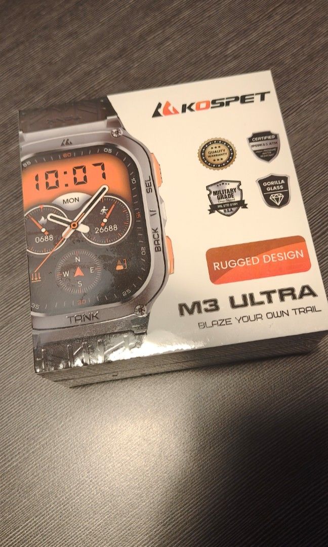 KOSPET TANK M3 Ultra Rugged Smart Watch to sell., Mobile Phones ...