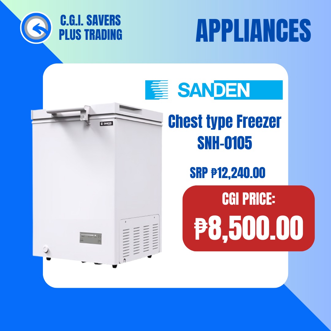 SANDEN CHEST TYPE FREEZER, TV & Home Appliances, Kitchen Appliances ...