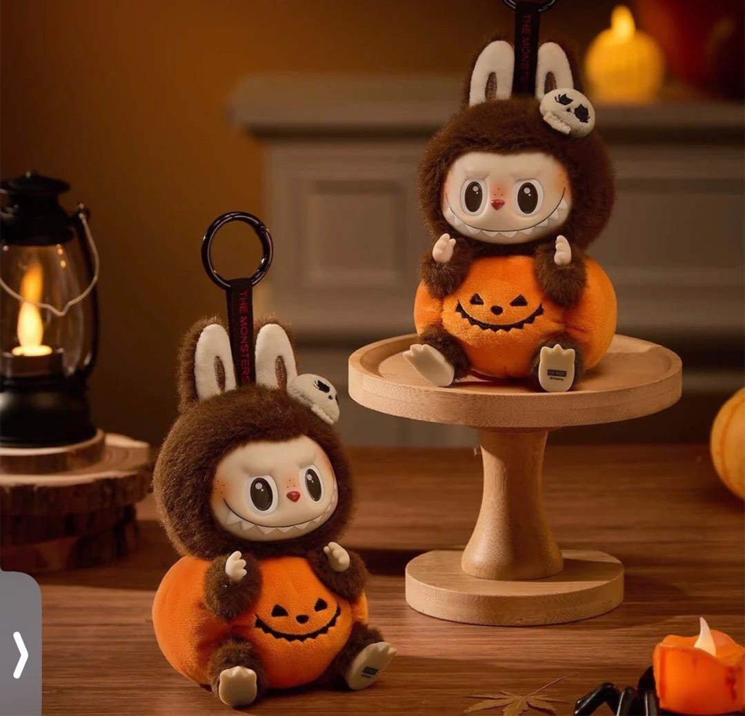 Sealed instock Authentic popmart Labubu the monster Halloween soft toy ...