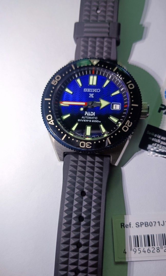 SEIKO ProspeX PADI SPB071J1 Automatic Diver Watch 62MAS 6R15 Blue ...