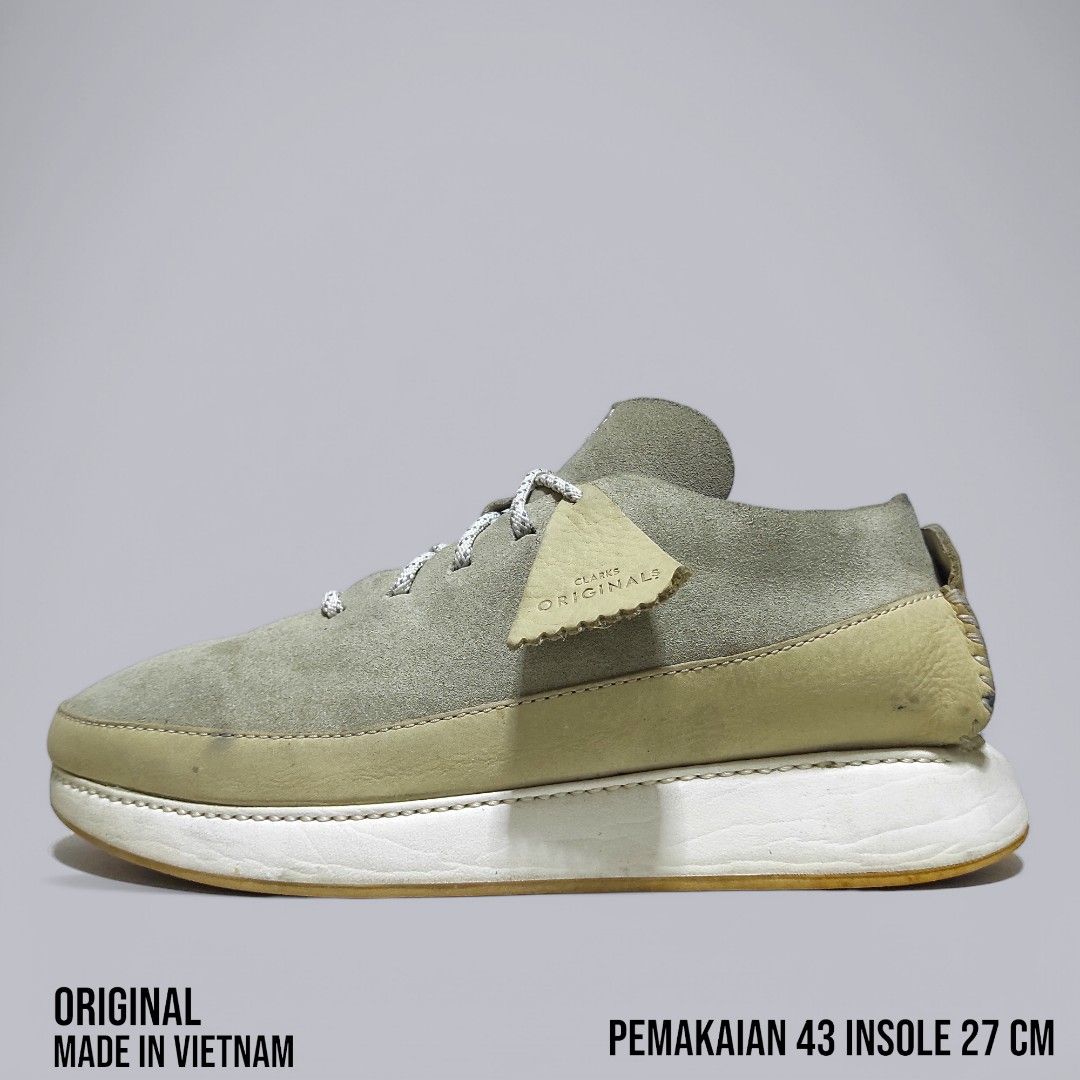 Sepatu Sneakers Pria Kulit Clarks Originals Kiowa Original Size 43 ...